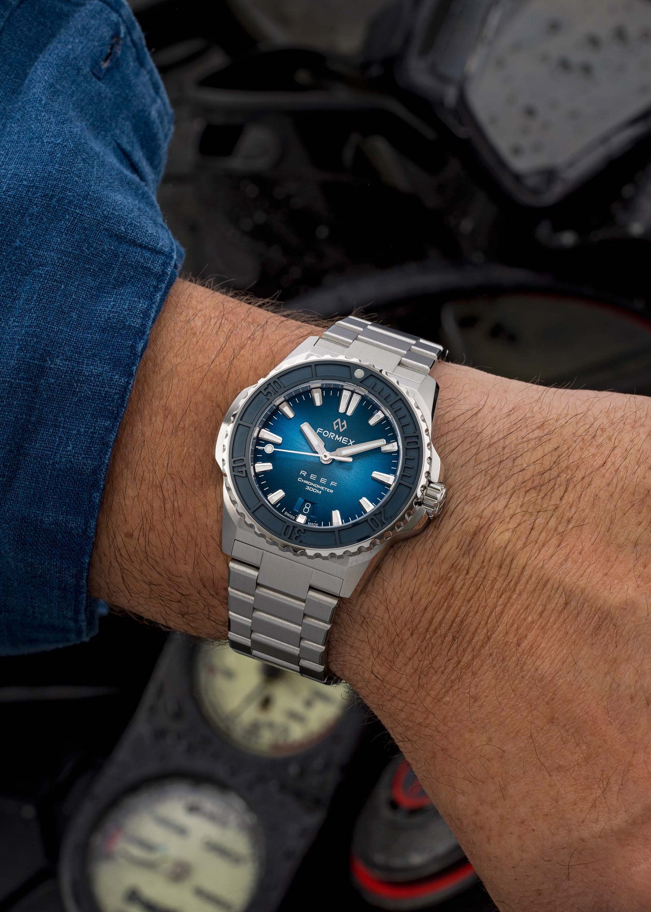 Formex Reef Blue 39.5mm – Russell Jewellers